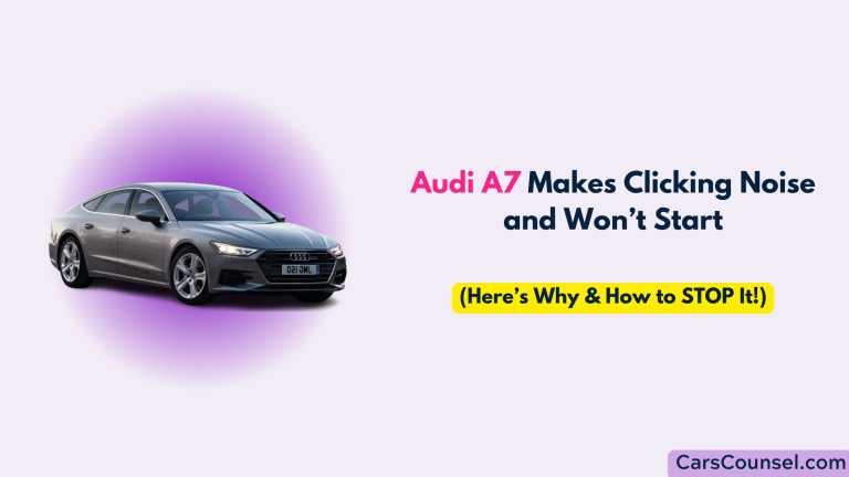 Audi A7 Won’t Start: Common Causes & Solutions – CarsCounsel