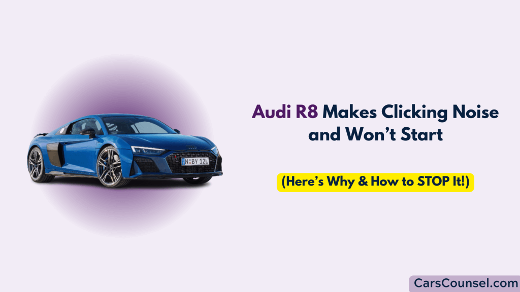 Audi R8 Won’t Start: Common Causes & Solutions – CarsCounsel