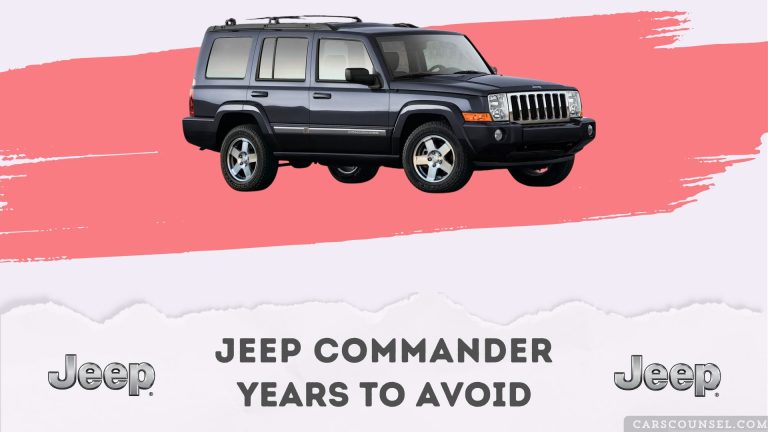 Best and Worst Jeep Commander Years: What to Buy & Avoid – CarsCounsel