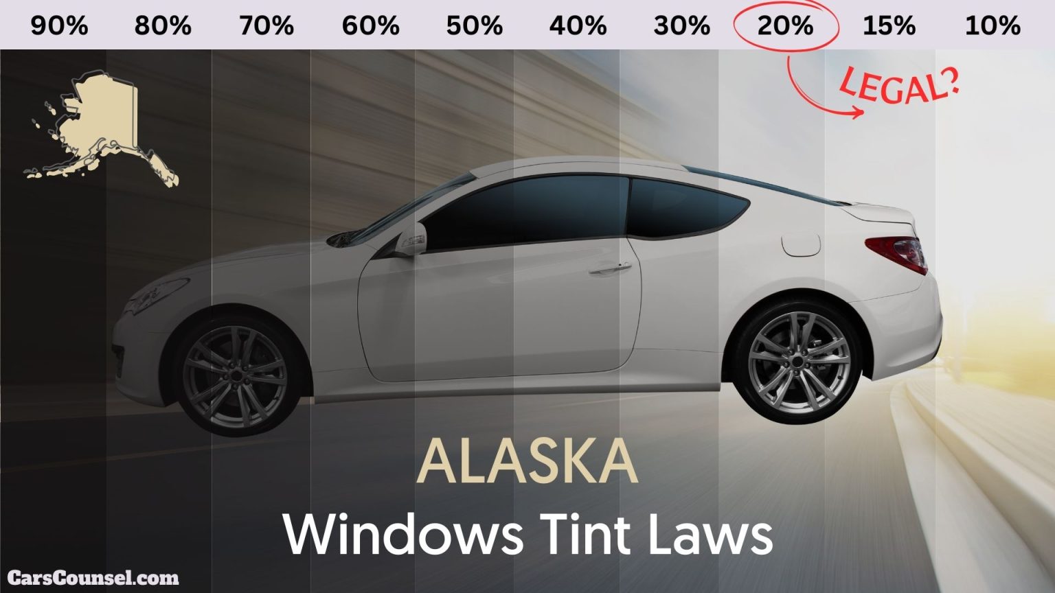 Alaska Window Tinting Law – 2026 Updated