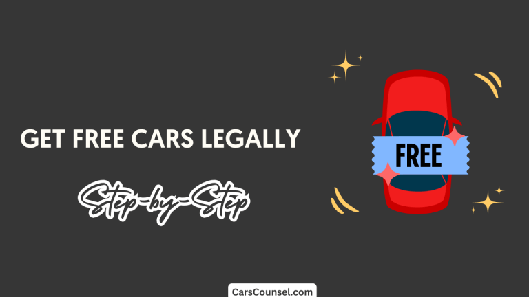 How to Get Free Cars Legally: For Those In Need – CarsCounsel