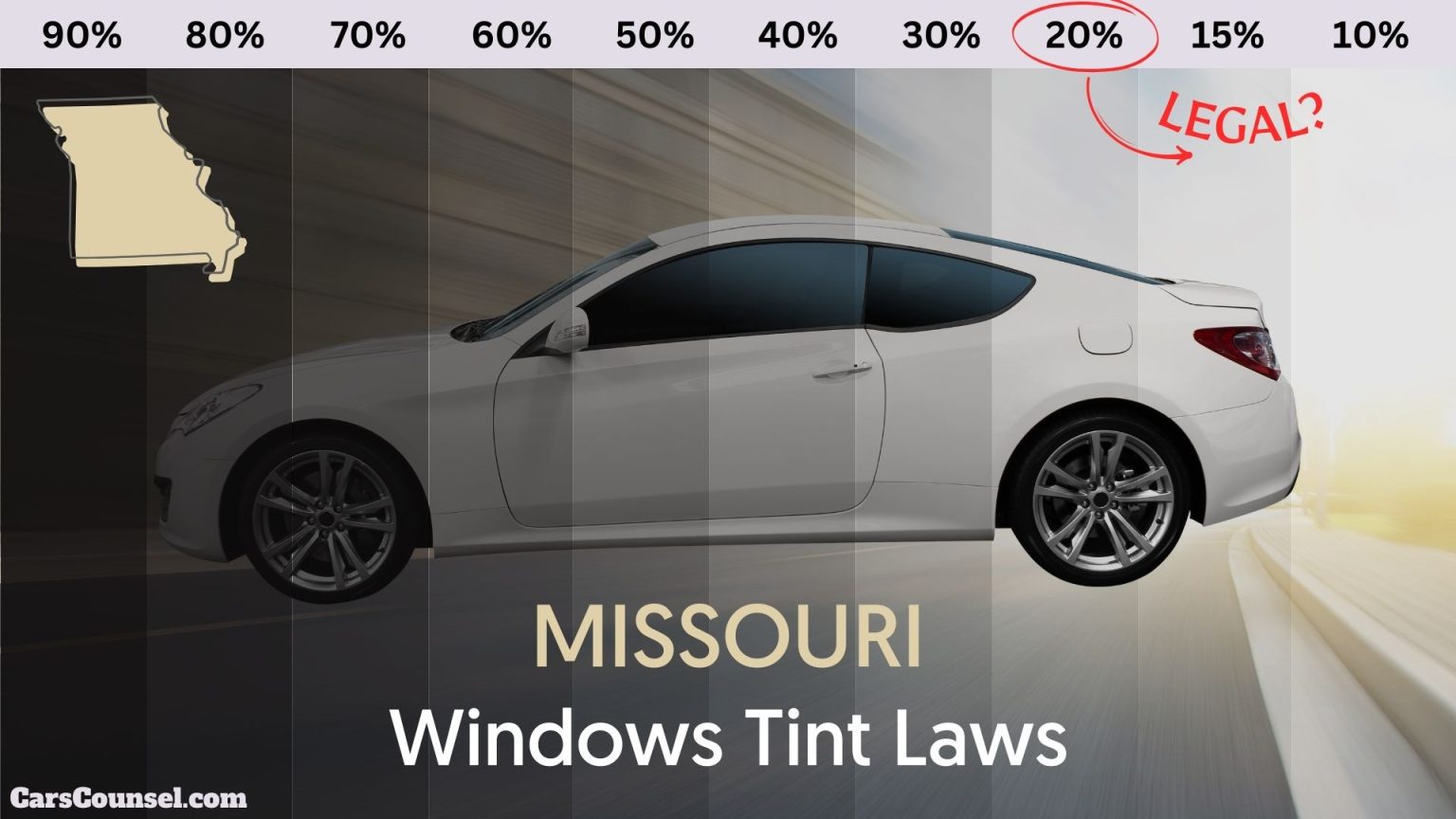 Missouri Window Tinting Law – 2025 Updated