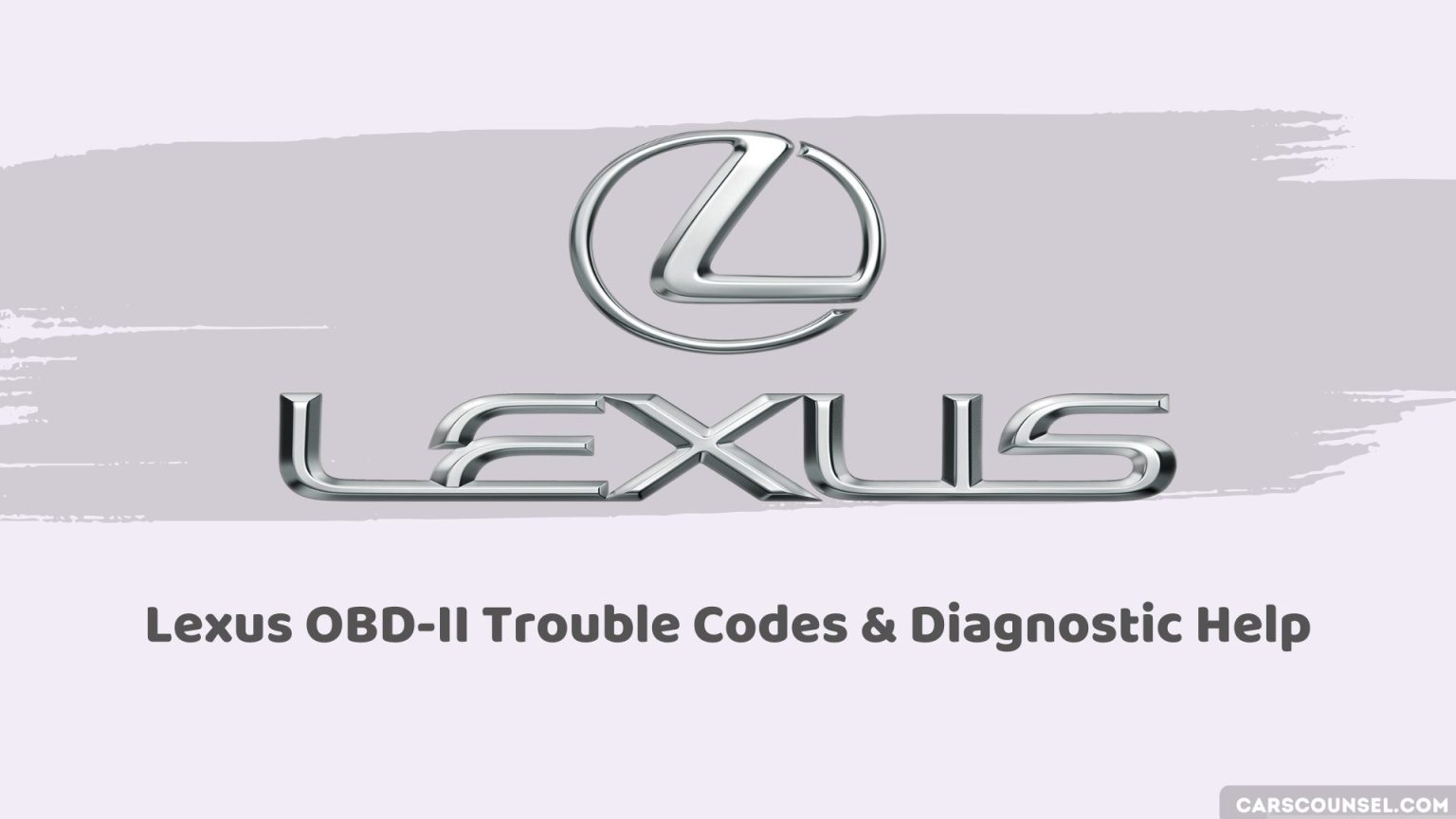 Ultimate Guide to Lexus OBD-II Trouble Codes & Diagnostic Help ...