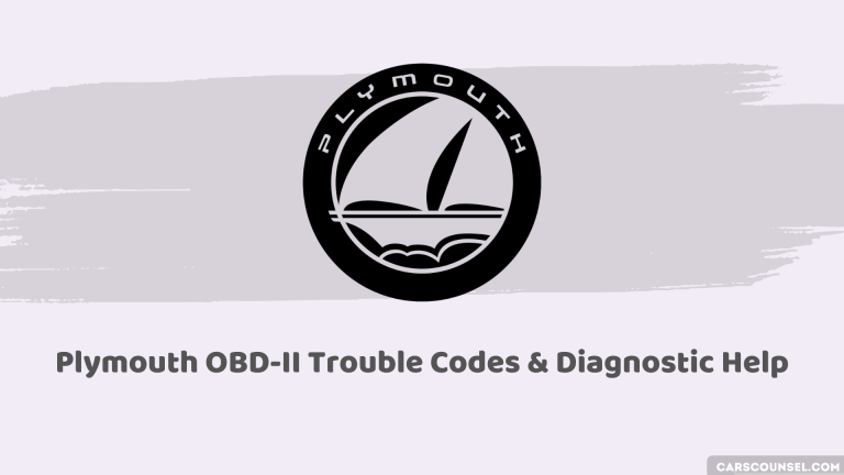 Ultimate Guide to Plymouth OBD-II Trouble Codes & Diagnostic Help ...