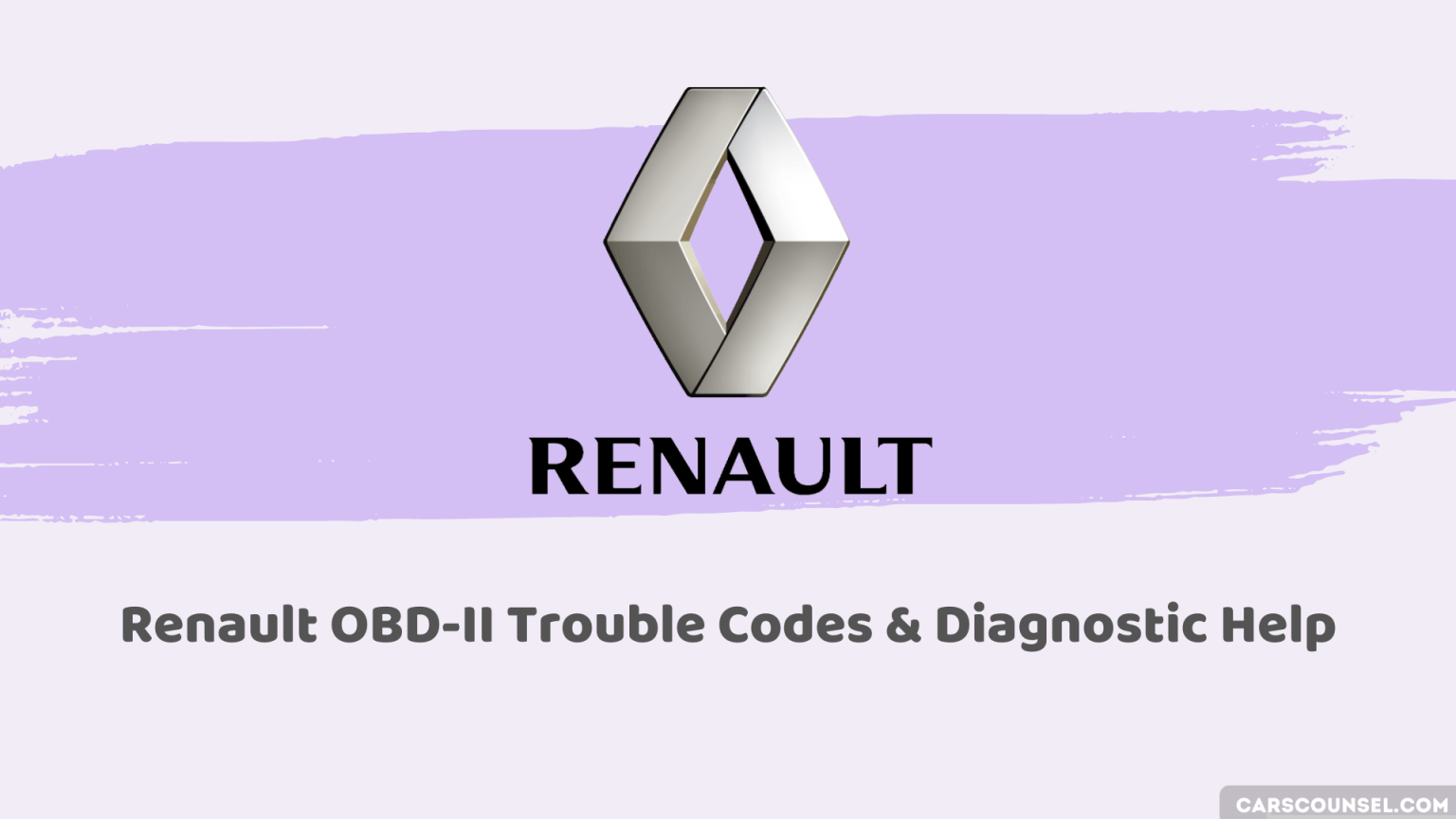 Ultimate Guide to Renault OBD-II Trouble Codes & Diagnostic Help ...