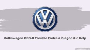 Ultimate Guide to Volkswagen OBD-II Trouble Codes & Diagnostic Help ...