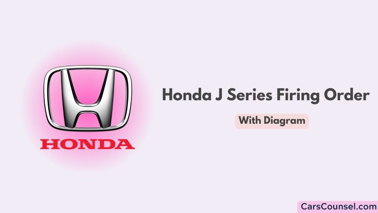 Honda J Series Firing Order With Diagram – CarsCounsel
