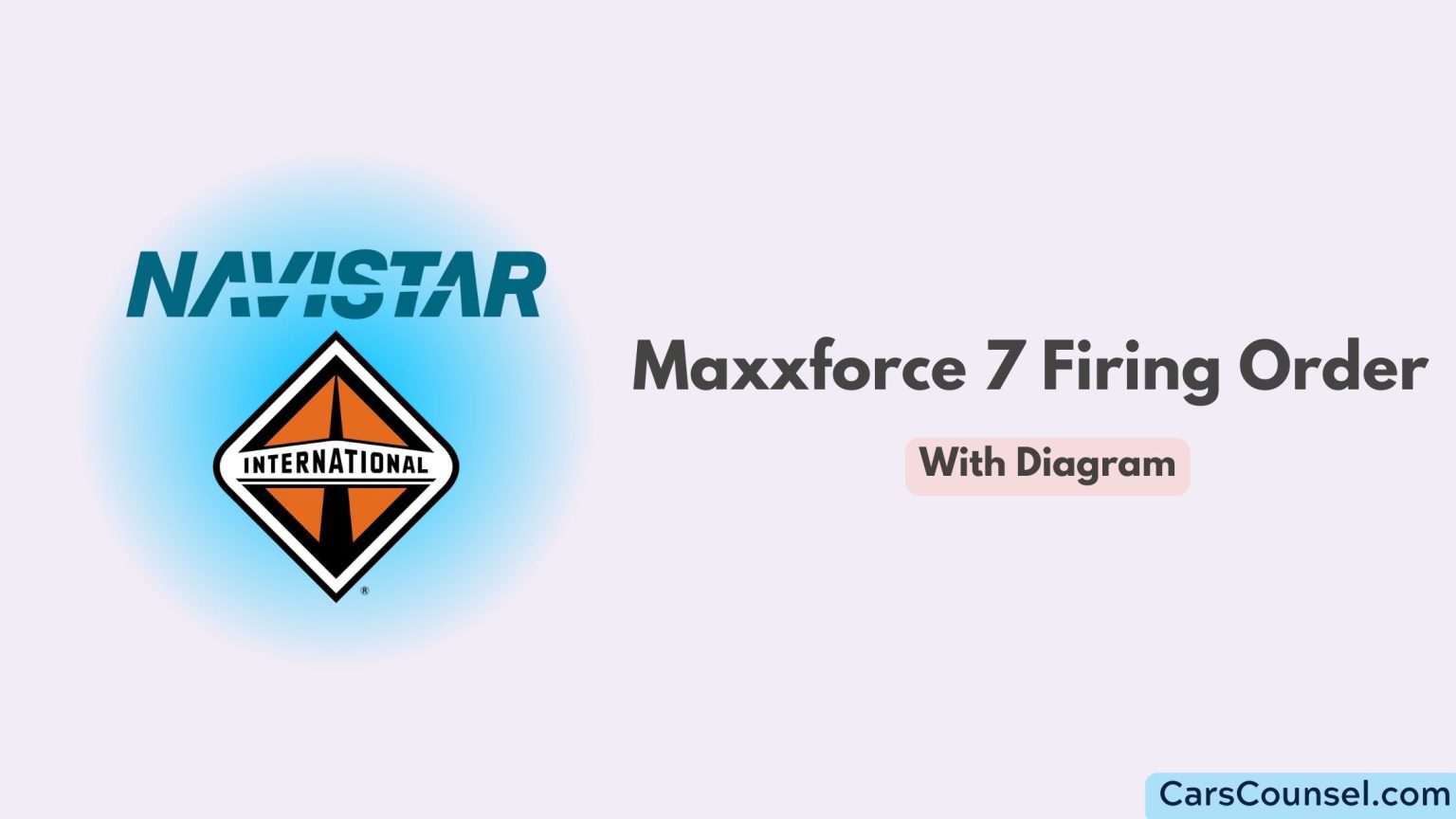 Maxxforce 7 Firing Order With Diagram – CarsCounsel