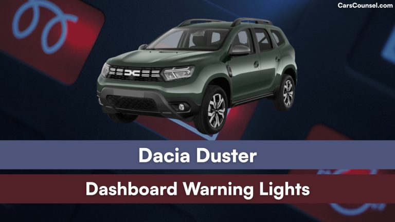 Dacia Duster Dashboard Warning Lights Meaning – CarsCounsel