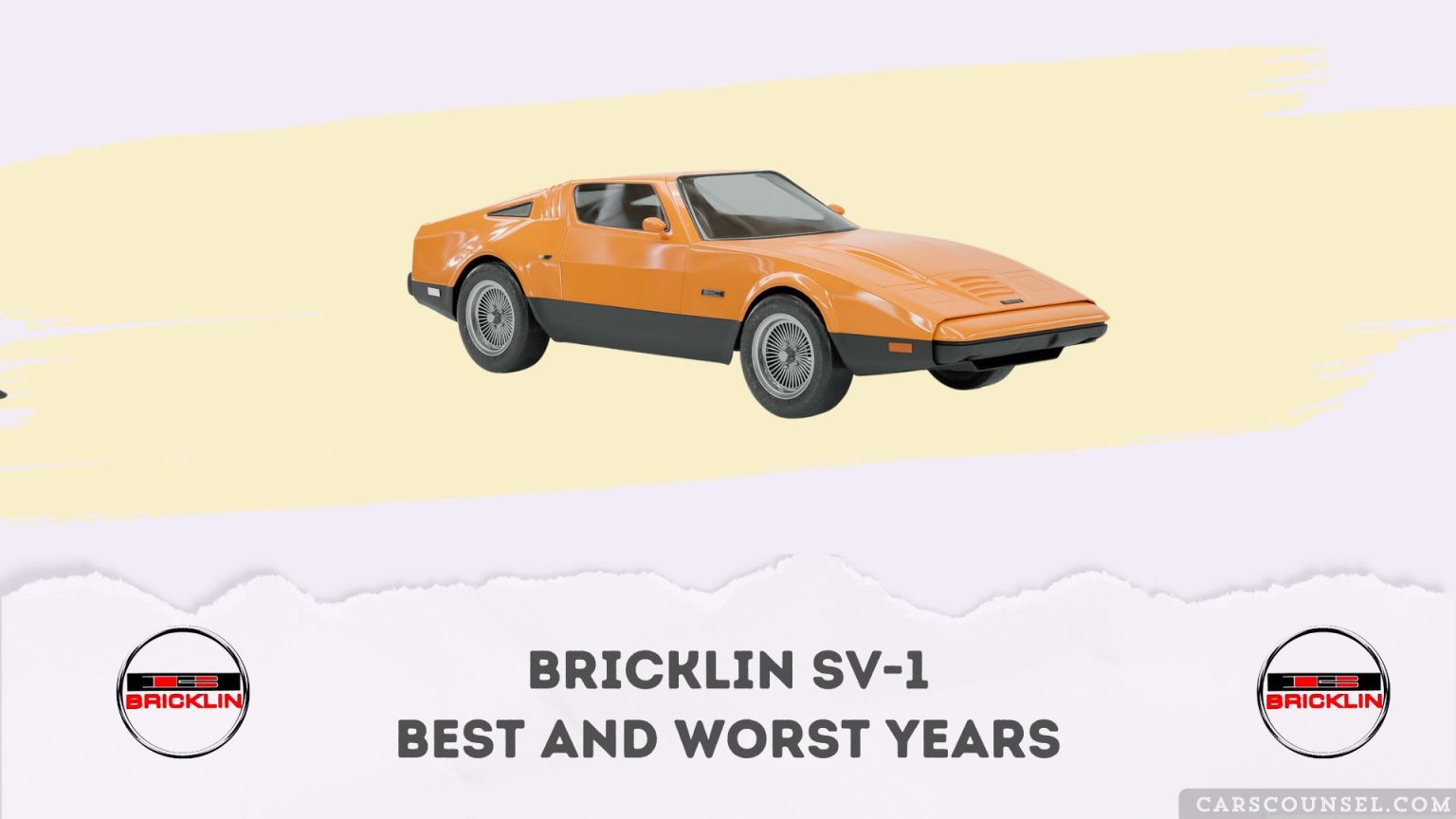 Best and Worst Bricklin SV-1 Years: What to Buy & Avoid – CarsCounsel