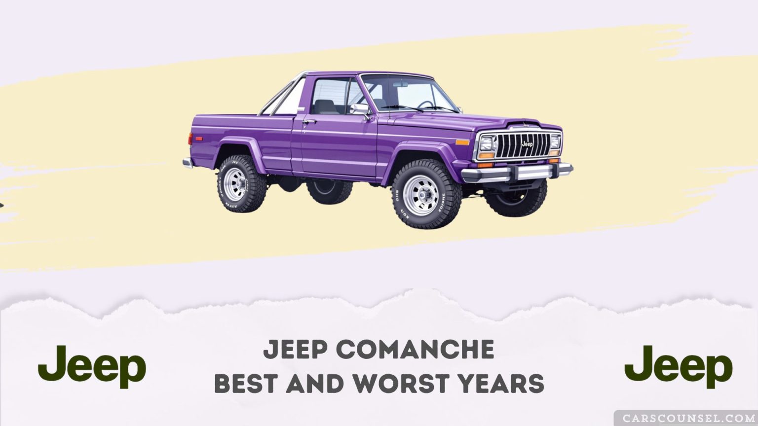 Best and Worst Jeep Comanche Years: What to Buy & Avoid – CarsCounsel