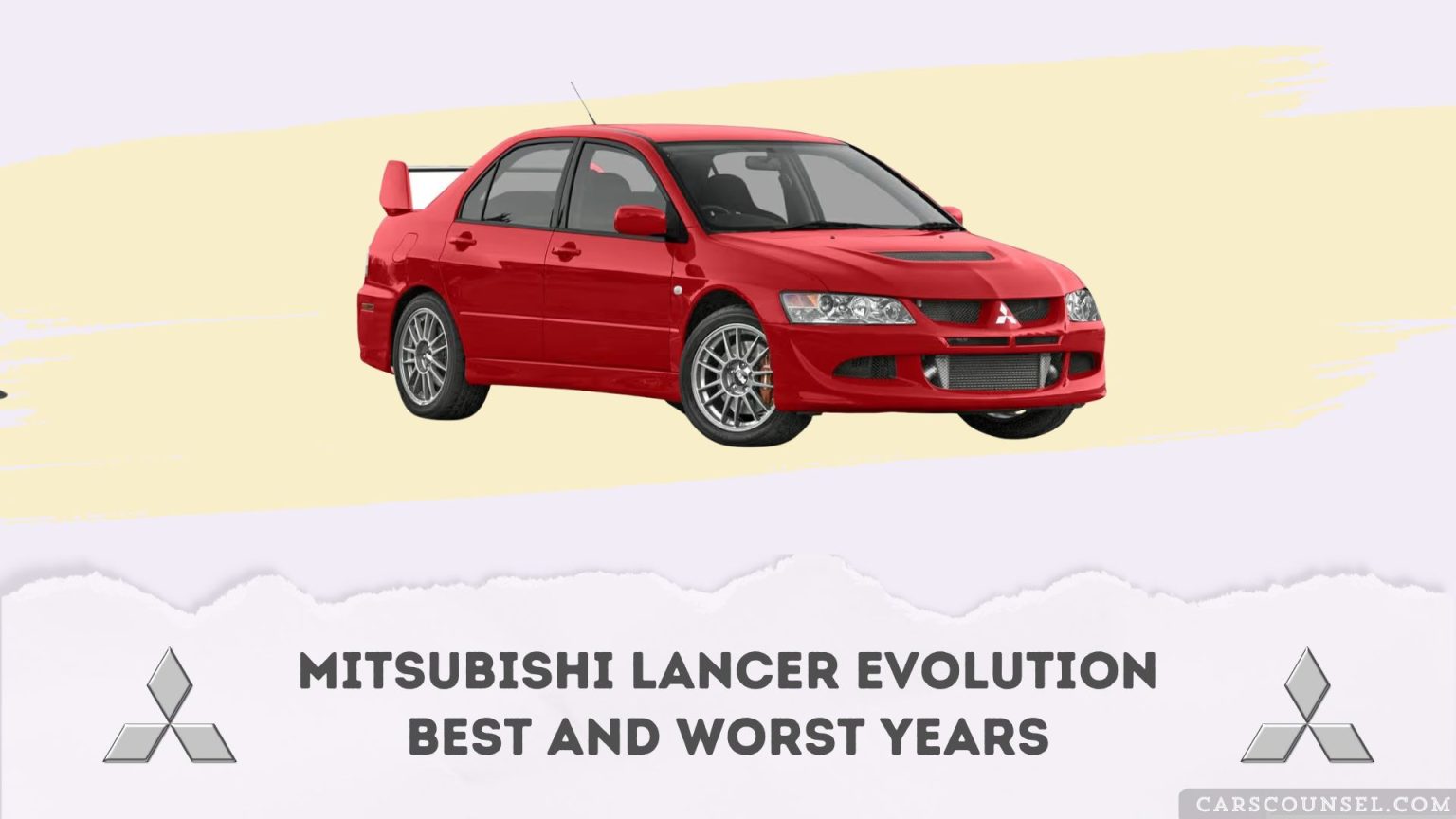 Best and Worst Mitsubishi Lancer Evolution Years: What to Buy & Avoid ...