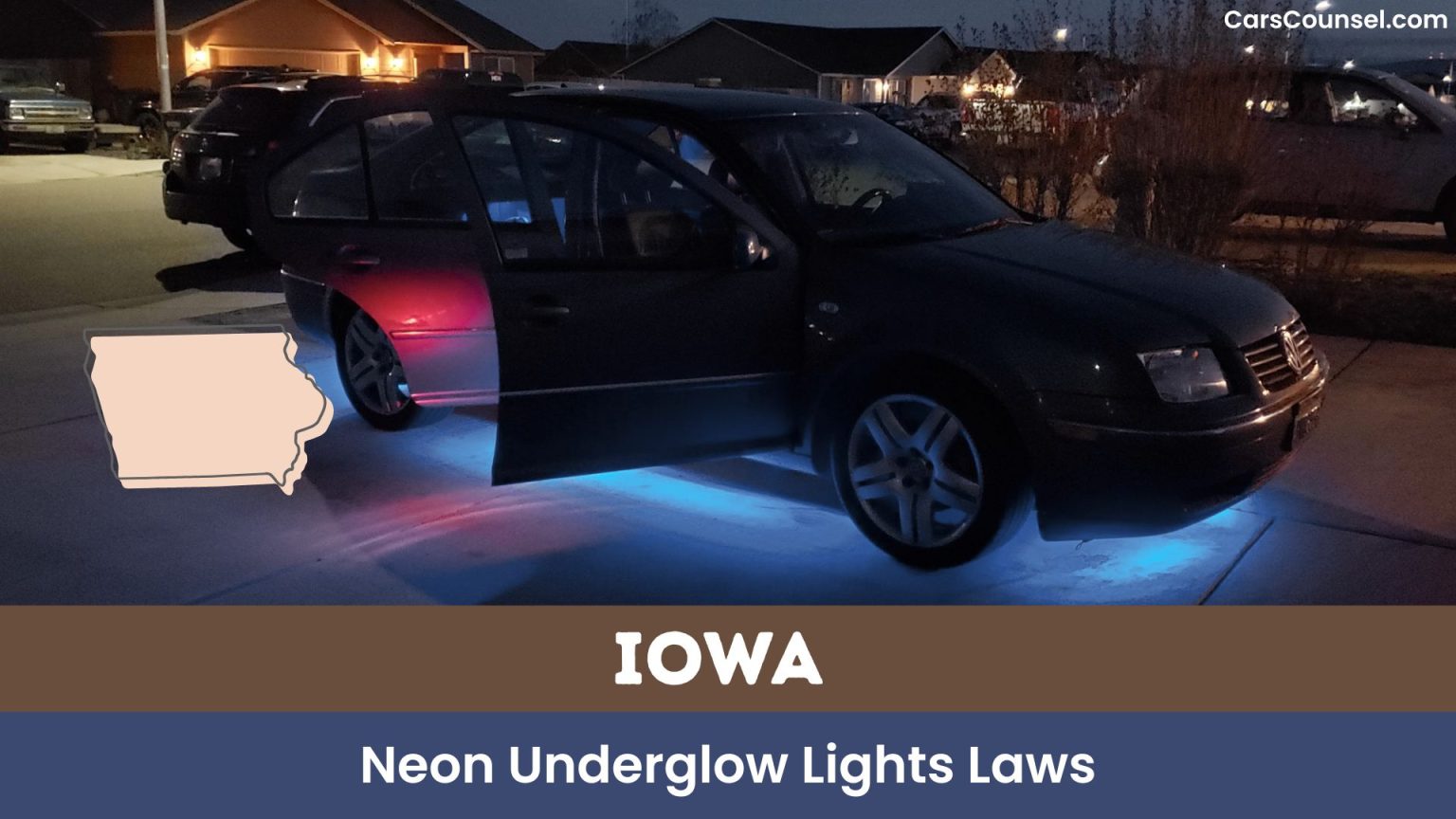 Iowa Neon Underglow Lights Laws – 2025 Updated