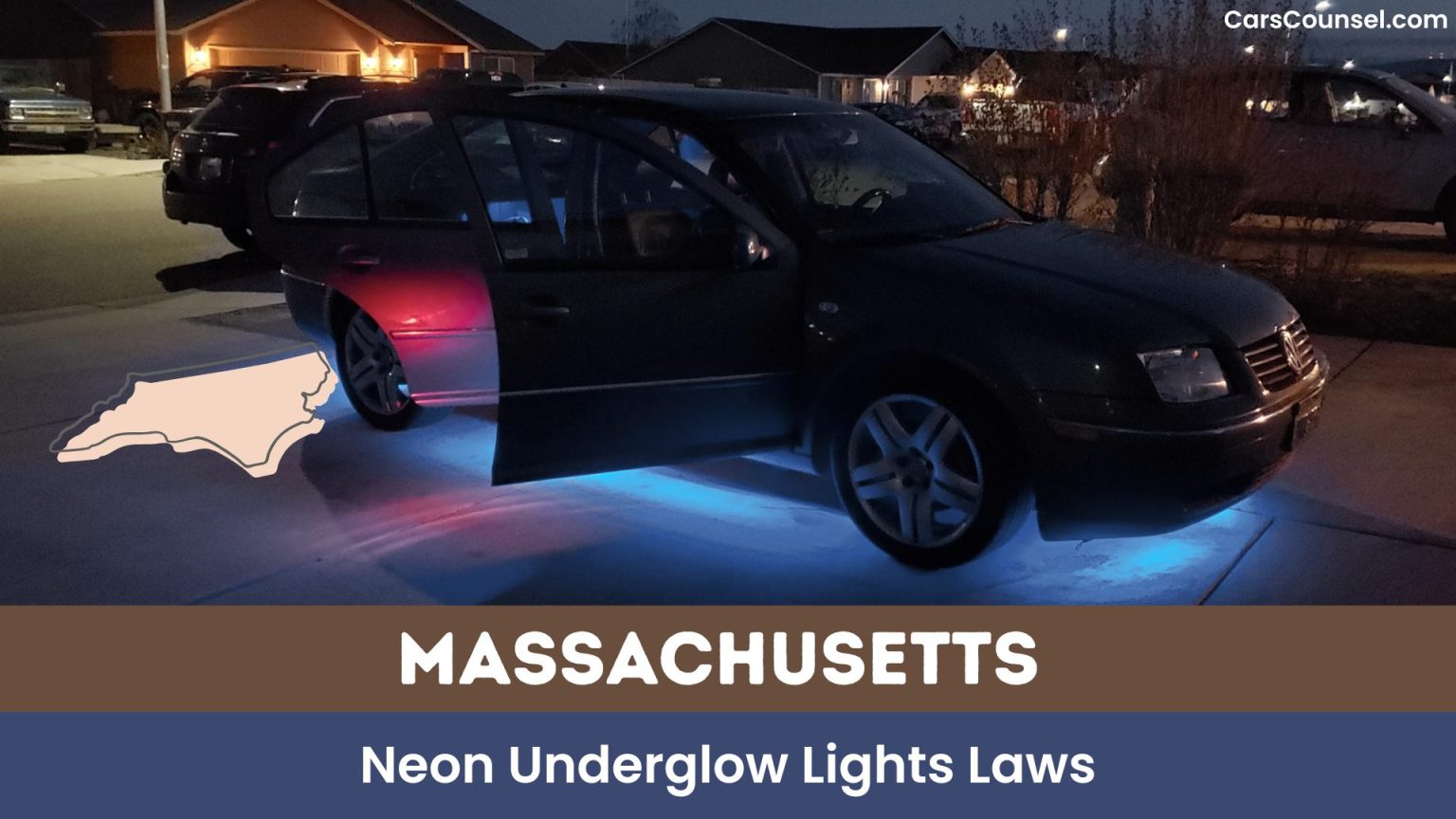 Massachusetts Neon Underglow Lights Laws – 2026 Updated