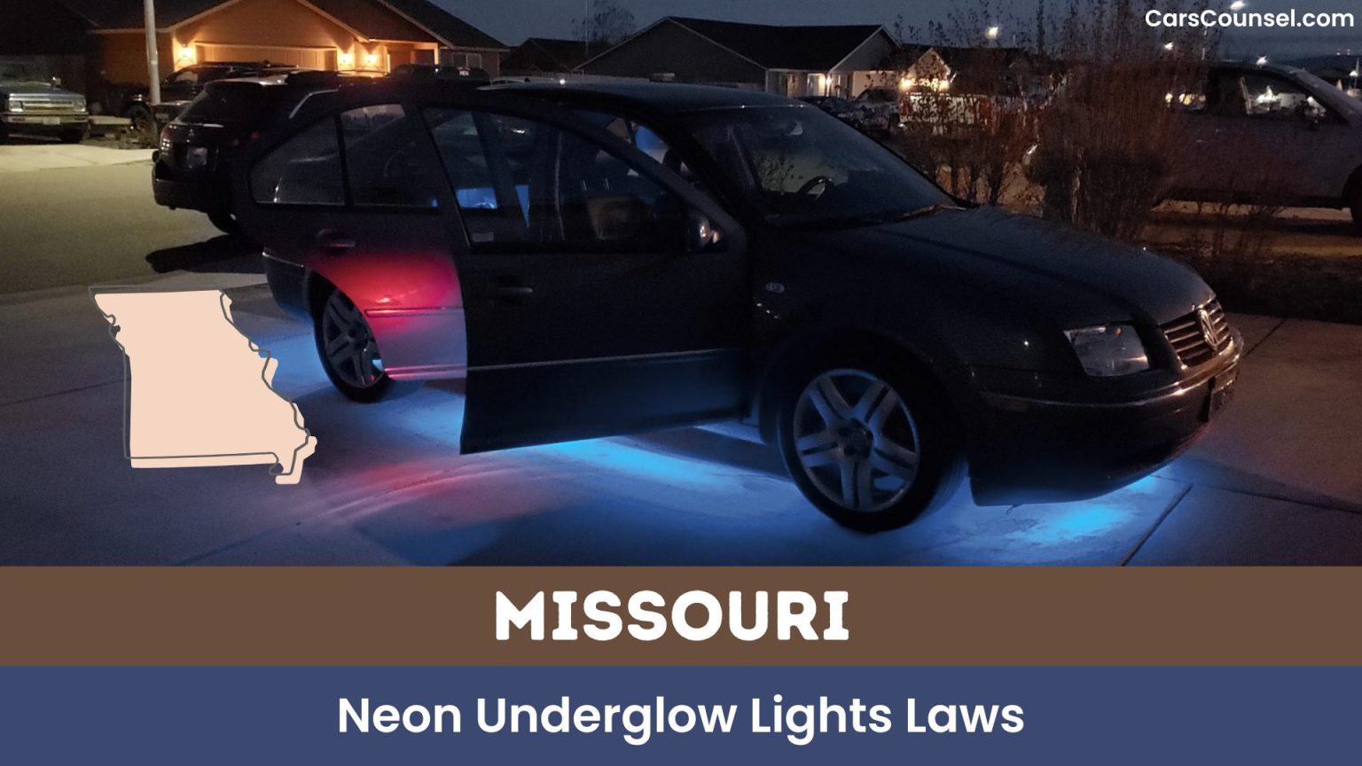 Missouri Neon Underglow Lights Laws – 2026 Updated