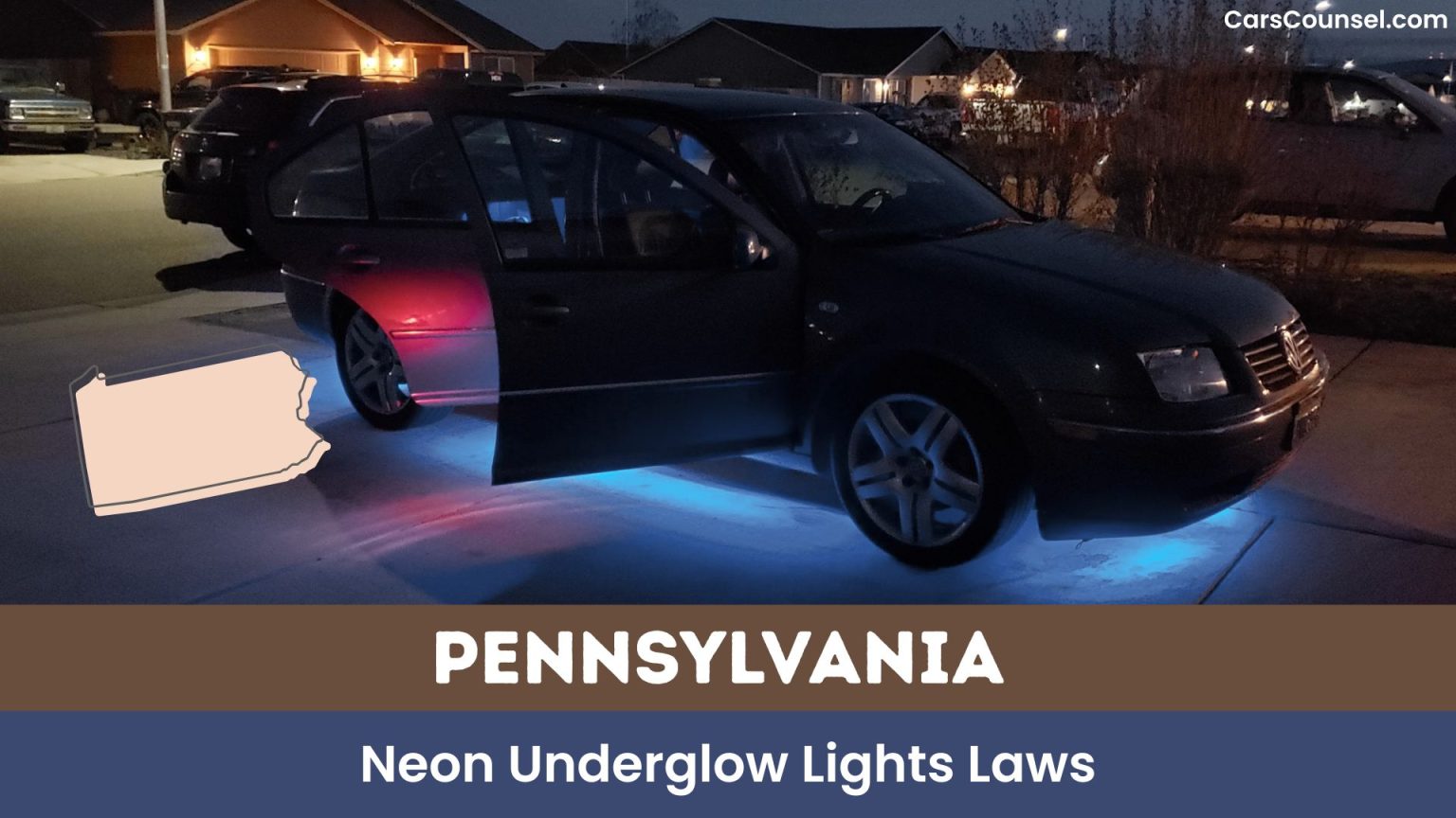 Pennsylvania Neon Underglow Lights Laws – 2026 Updated