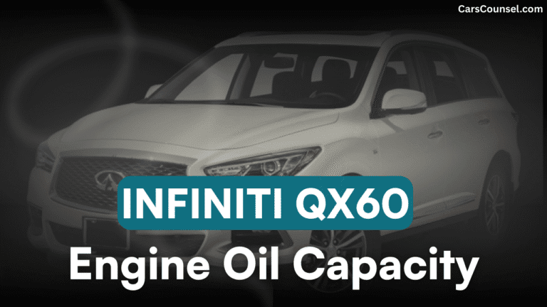 Infiniti QX60 Engine Oil Capacity: All Years & Engines – CarsCounsel