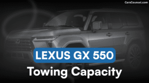 Lexus GX 550 Towing Capacity (All Years 2024-2026) – CarsCounsel