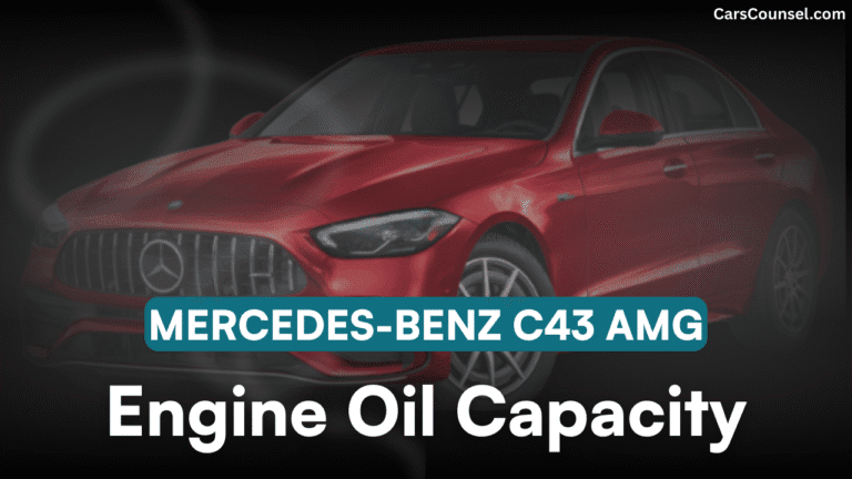 Mercedes-Benz C43 AMG Engine Oil Capacity: All Years & Engines ...