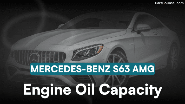 Mercedes-Benz S63 AMG Engine Oil Capacity: All Years & Engines ...