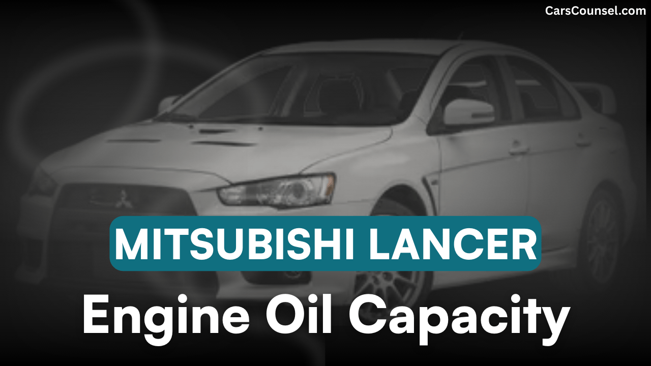 Mitsubishi Lancer Evolution Engine Oil Capacity: All Years & Engines ...