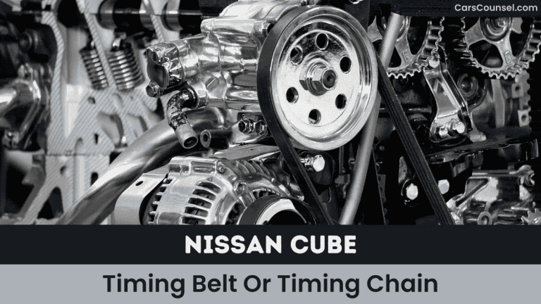 Nissan Cube Timing Belt or Chain (All Years 2009–2014) – CarsCounsel