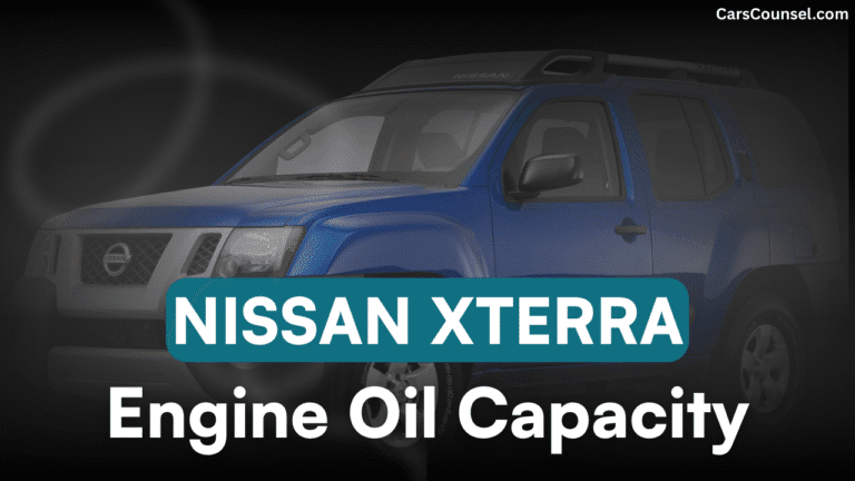 Nissan Xterra Engine Oil Capacity: All Years & Engines – CarsCounsel